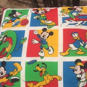 Disney | Accents | Vintage Mickey Mouse Throw Pillow Disney Decor ...